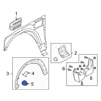 Land Rover OEM Fenders | Factory Front, Rear, Inner Fenders — CARiD.com
