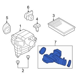 Land Rover OE™ Air Intake - CARiD.com