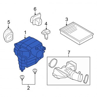 Land Rover LR3 Air Filter Housing Boxes & Parts — CARiD.com