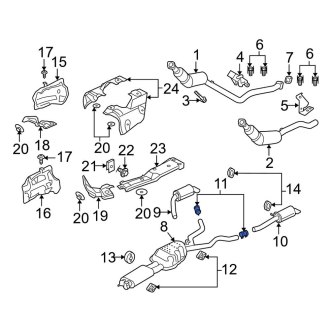 2007 Land Rover LR3 OEM Exhaust Parts - Systems, Tips | CARiD