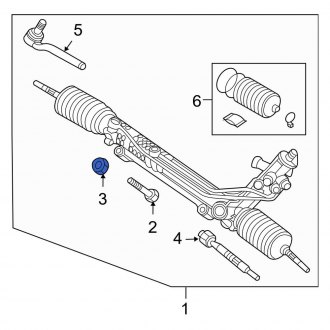 Land Rover LR4 Rack & Pinion Steering Systems, Parts — CARiD.com