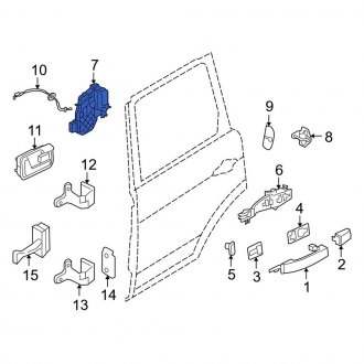 Land Rover Range Rover Evoque Door Locks + Components — CARiD.com