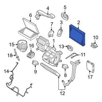 Land Rover Range Rover Sport A/C Evaporators & Components | Drains ...