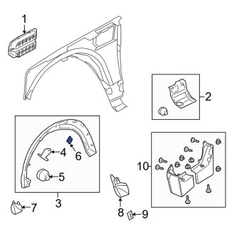 Land Rover OEM Fenders | Factory Front, Rear, Inner Fenders — CARiD.com