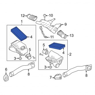 Land Rover LR4 OEM Air Intake Parts | Filters, Manifolds — CARiD.com