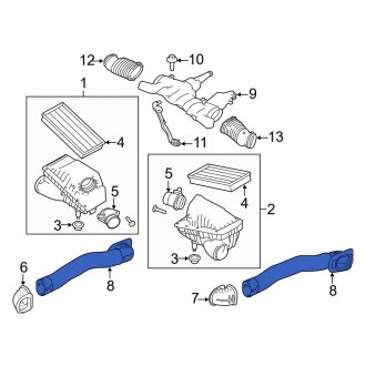 Land Rover LR4 Air Filter Housing Boxes & Parts — CARiD.com