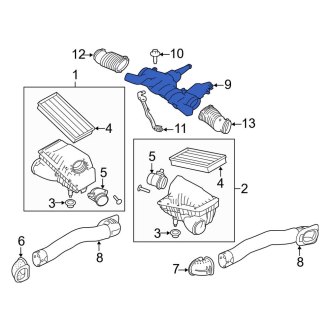 Land Rover LR4 OEM Air Intake Parts | Filters, Manifolds — CARiD.com
