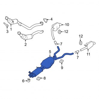Land Rover LR4 OEM Exhaust Parts | Systems, Tips, Pipes — CARiD.com