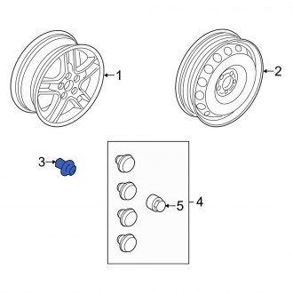 Land Rover LR3 OEM Wheels & Tires - Lug Nuts, TPMS Sensors | CARiD