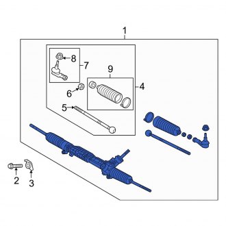 Land Rover LR4 Rack & Pinion Steering Systems, Parts — CARiD.com