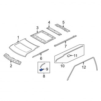 Land Rover LR4 OEM Roofs & Parts | Panels, Drip Rails — CARiD.com
