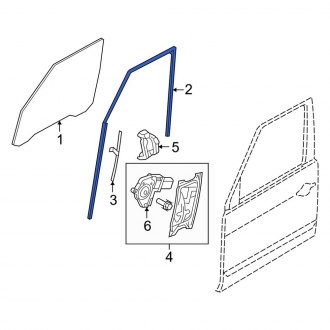 Land Rover LR3 OEM Window Parts | Visors, Regulators — CARiD.com