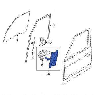 Land Rover LR3 OEM Window Parts | Visors, Regulators — CARiD.com