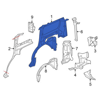 Land Rover LR4 OEM Roofs & Parts | Panels, Drip Rails — CARiD.com