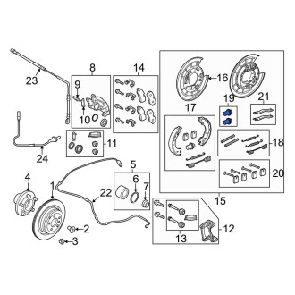 Land Rover LR3 OEM Brake Parts - Pads, Bleeders, Rotors | CARiD
