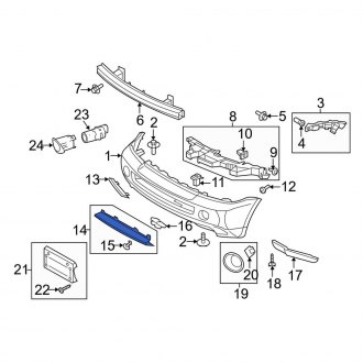 Land Rover Range Rover Sport Bumper Inserts & Covers | Front, Rear ...