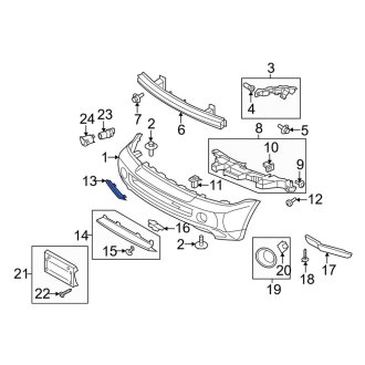 Land Rover Range Rover Sport Replacement Bumper Spoilers & Valances ...