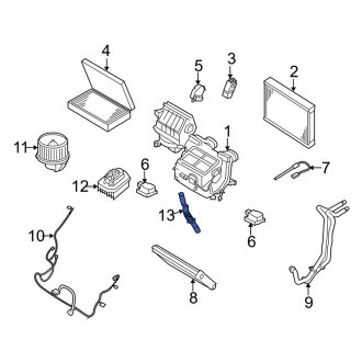 Land Rover LR3 A/C Evaporators & Components | Drains, Cores — CARiD.com
