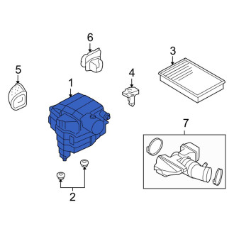 Land Rover LR3 Air Filter Housing Boxes & Parts — CARiD.com