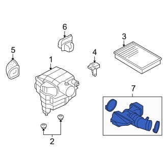 Land Rover LR3 OEM Air Intake Parts - Filters, Manifolds | CARiD