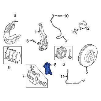 Land Rover Range Rover Sport OEM Brake Parts | Pads, Bleeders, Rotors ...