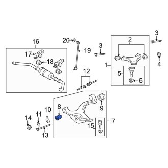 Land Rover LR4 Steering Knuckles, Spindles & Parts — CARiD.com