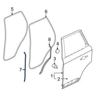 Land Rover Range Rover Sport Door Seals & Weatherstripping – CARiD.com