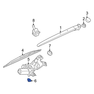 Land Rover Range Rover Sport OEM Wiper Blade & Washer Parts | Motors ...