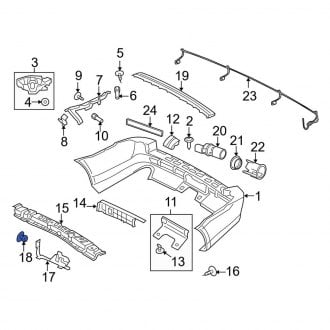 Land Rover LR2 Bumper Brackets & Hardware | Front, Rear — CARiD.com