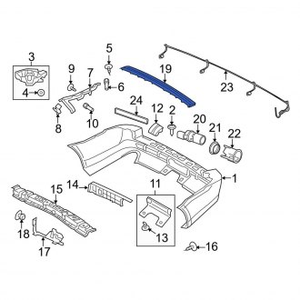 Land Rover Range Rover Sport Replacement Rear Bumpers | Covers, Chrome ...