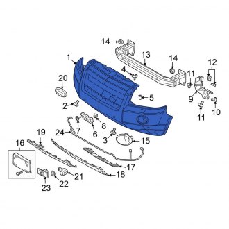 Land Rover LR2 Replacement Front Bumpers & Components — CARiD.com