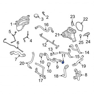Land Rover LR2 OEM Engine Cooling Parts | Radiators, Fans — CARiD.com