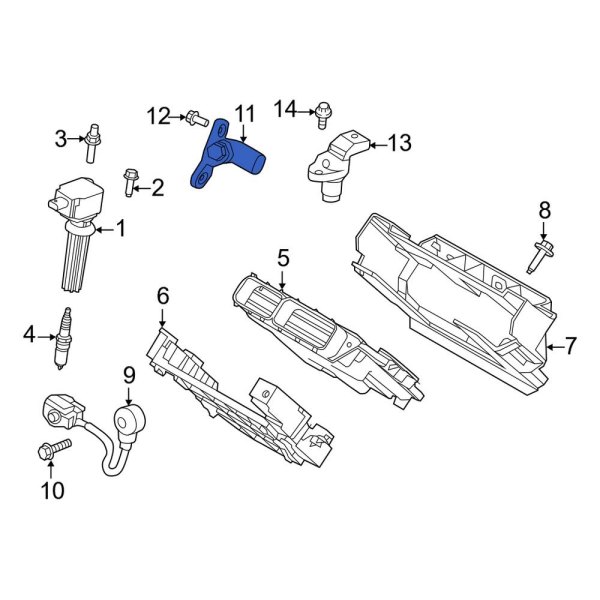 Land Rover OE LR150655 - Engine Crankshaft Position Sensor