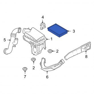 Land Rover OE™ Air Intake - CARiD.com