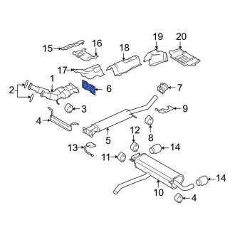 Land Rover OEM Exhaust Parts | Systems, Tips, Pipes, Manifolds — CARiD.com
