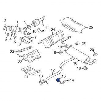 Land Rover LR2 OEM Exhaust Parts | Systems, Tips, Pipes — CARiD.com
