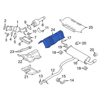Land Rover LR2 OEM Exhaust Parts | Systems, Tips, Pipes — CARiD.com