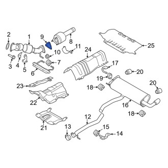 Land Rover LR2 OEM Exhaust Parts | Systems, Tips, Pipes — CARiD.com