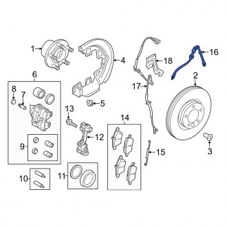 Land Rover OEM Brake Parts | Pads, Bleeders, Rotors, Lines — CARiD.com