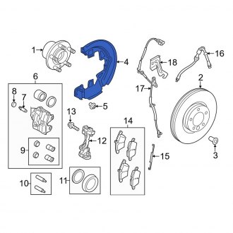 Land Rover LR2 OEM Brake, Steering, Suspension Parts — CARiD.com