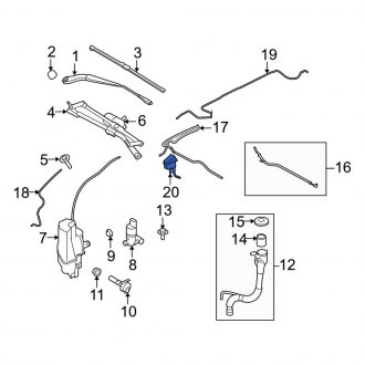 Land Rover OEM Wiper Blade & Washer Parts | Motors, Wiper Arms — CARiD.com