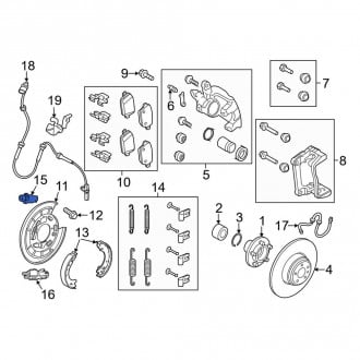 Land Rover LR2 OEM Brake Parts | Pads, Bleeders, Rotors — CARiD.com