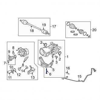 Land Rover LR2 OEM Driveline & Axle Parts | Hubs, CV-Joints — CARiD.com