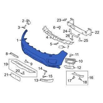 Land Rover Range Rover Sport Replacement Front Bumpers & Components ...