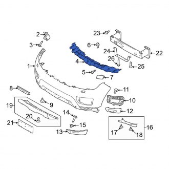 Land Rover Bumper Reinforcements & Absorbers | Front, Rear — CARiD.com