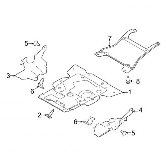 2015 Land Rover Range Rover Sport Underbody Covers — CARiD.com