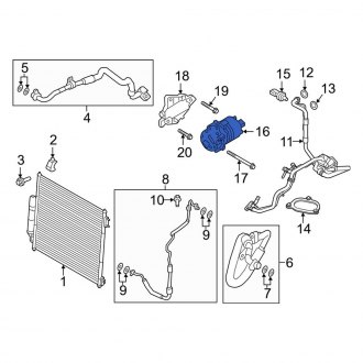 Land Rover Range Rover OEM A/C & Heating Parts | Systems, Compressors ...