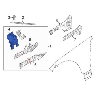 Land Rover Inner Fenders | Wells, Liners, Splash Shields — CARiD.com