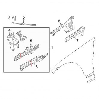 2017 Land Rover Range Rover Sport Chassis Frames & Rails - CARiD.com