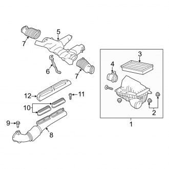 2019 Land Rover Range Rover Sport OEM Air Intake Parts - Filters | CARiD
